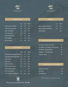 Bench Patio Bistro - Waterfront Dining | Bench 1775 Winery